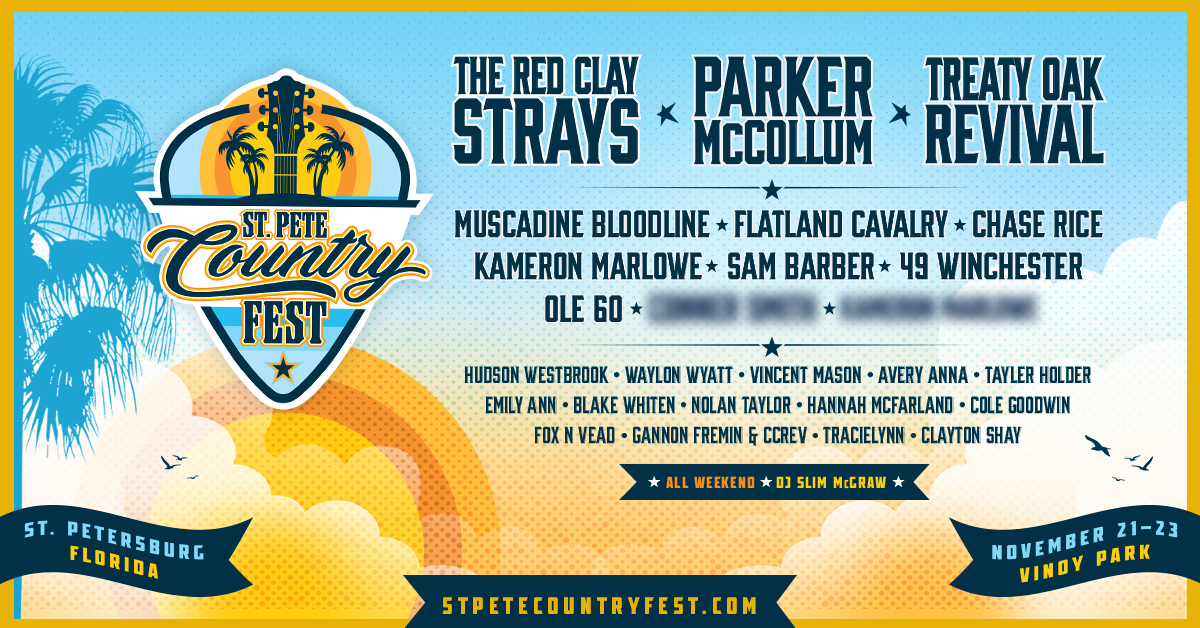 Lineup - St. Pete Country Fest